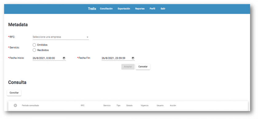 Tralix Match CFDI | Manuales
